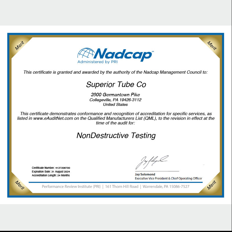 Quality Certifications in Tube Manufacture